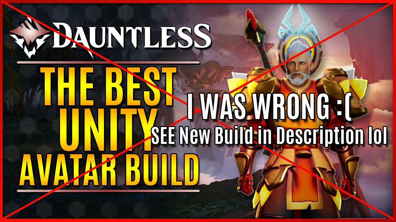 THE NEW BEST SUPPORT BUILD!!? 8K+ SHIELDS! (AVATAR of UNITY)【Dauntless ...