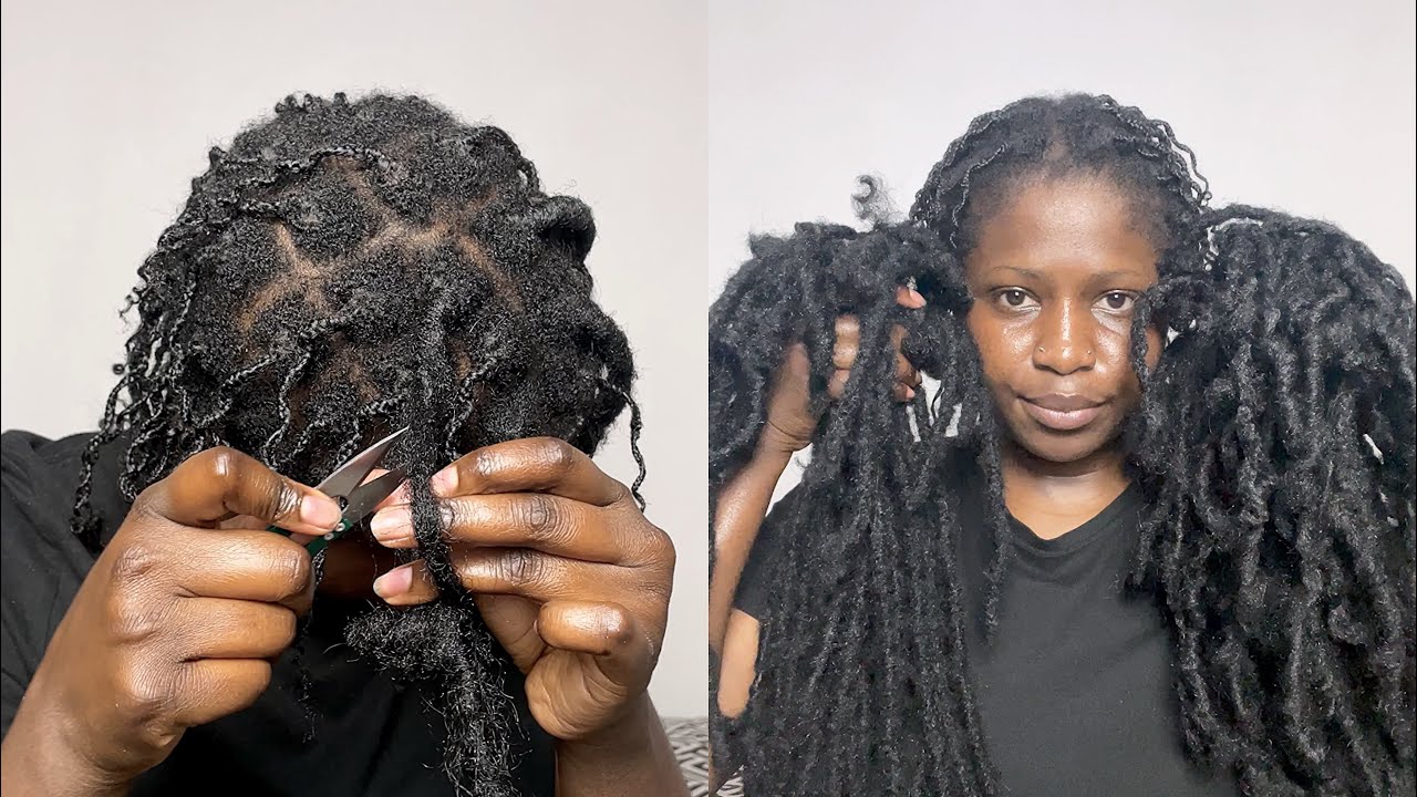 How To Remove Crochet Faux locs| How To Take Out Faux Locs| Take Down ...