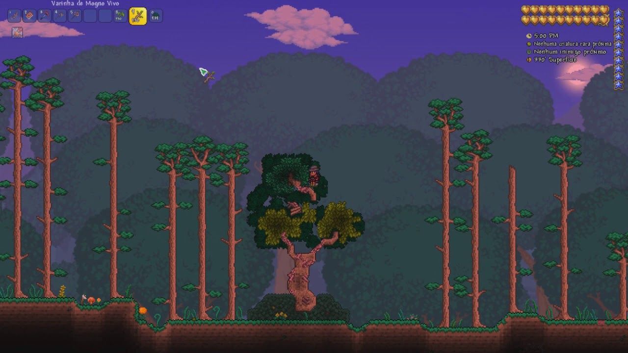 Terraria - Dicas de construção #1 Árvores - YouTube