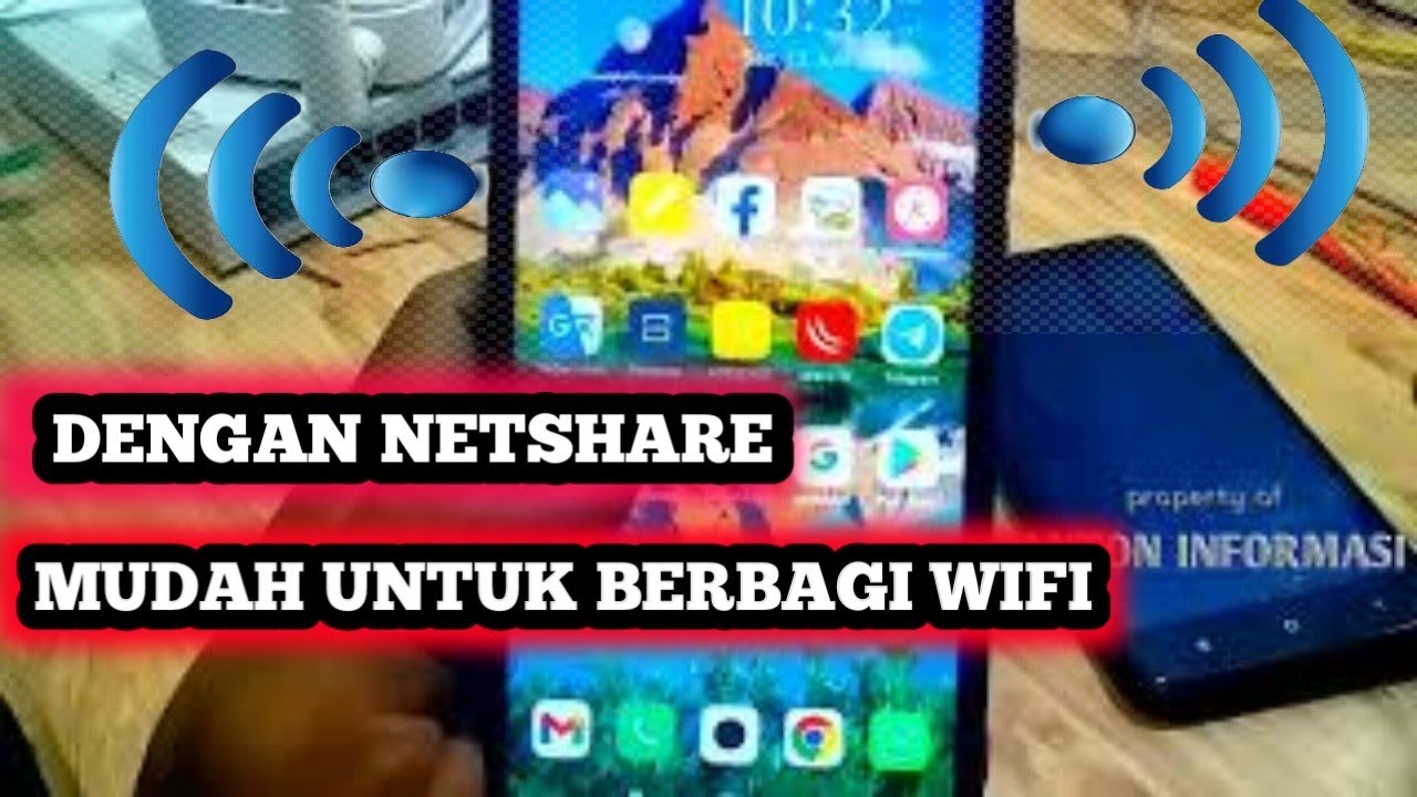 TUTORIAL NETSHARE : CARA BERBAGI HOTSPOT WIFI KHUSUS PEMULA | BERBAGI WIFI GRATIS - YouTube