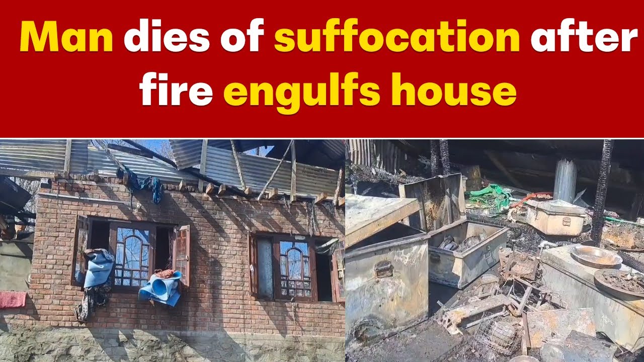 A disabled man died due to suffocation after fire engulfed his house ...