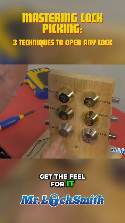 Mastering Lock Picking: 3 Techniques to Open Any Lock - YouTube