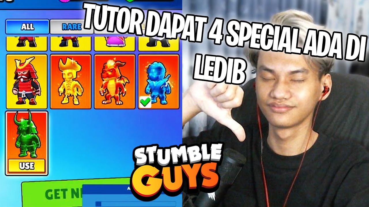 TEORI GACHA 4 SPECIAL SKIN ADA DI LEDIB! - Stumble Guys - YouTube