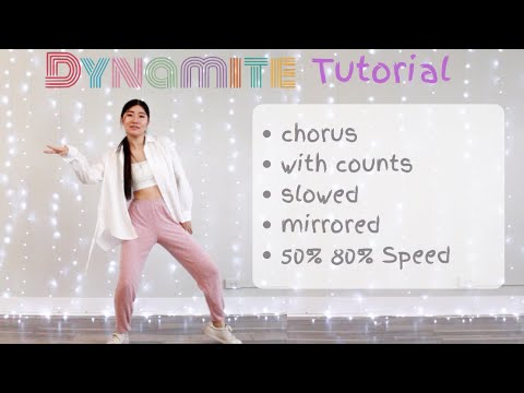 Quick and Easy BTS (방탄소년단) 'Dynamite' Dance Tutorial Chorus Mirrored and With Counts | TikTok 안무 챌린지