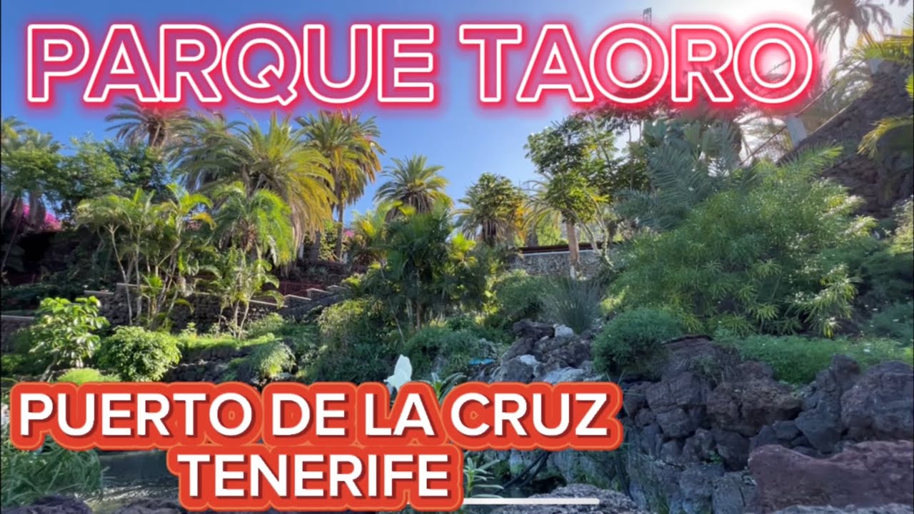 WALK TO PARQUE TAORO IN PUERTO DE LA CRUZ TENERIFE - YouTube