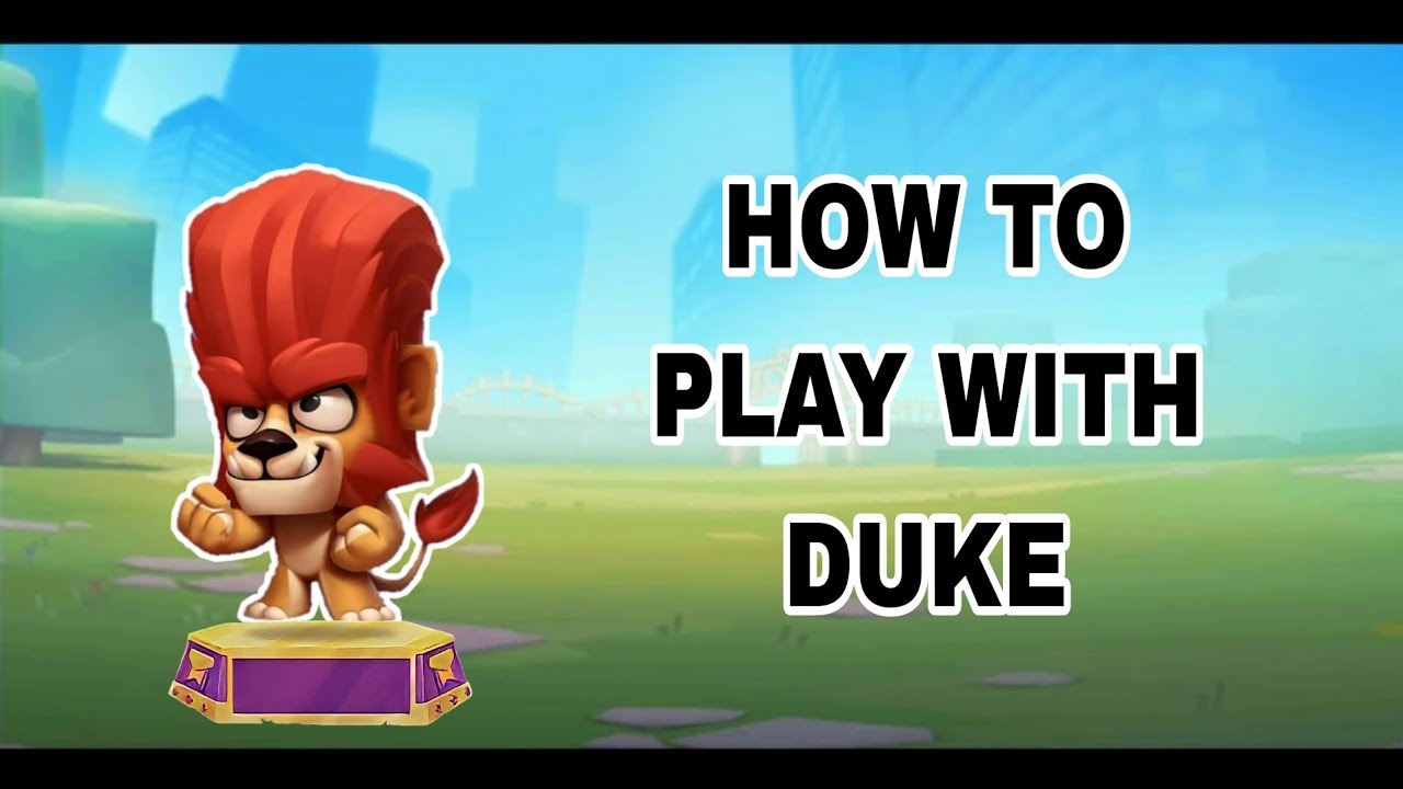 ZOOBA HOW TO PLAY WITH DUKE IN ZOOBA - YouTube
