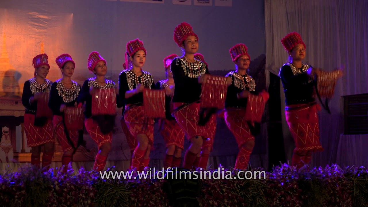 Singpho dance by women of Changlang district, Arunachal Pradesh - YouTube