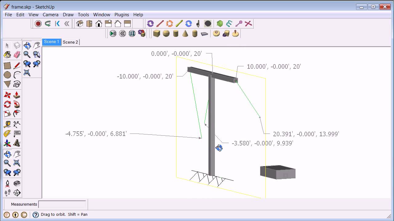 3d frame torque or moment calculation - YouTube