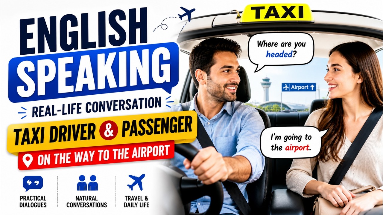 Real-Life Conversation: Taxi Driver & Passenger on the Way to the ...