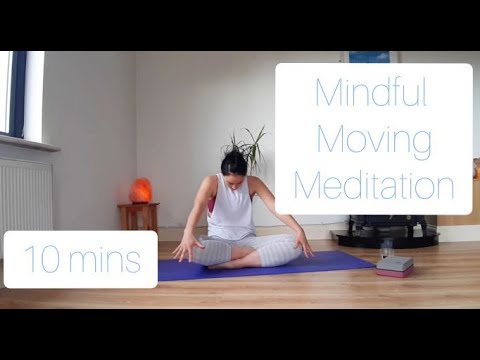 Mindful moving meditation ~ 10 minutes - YouTube