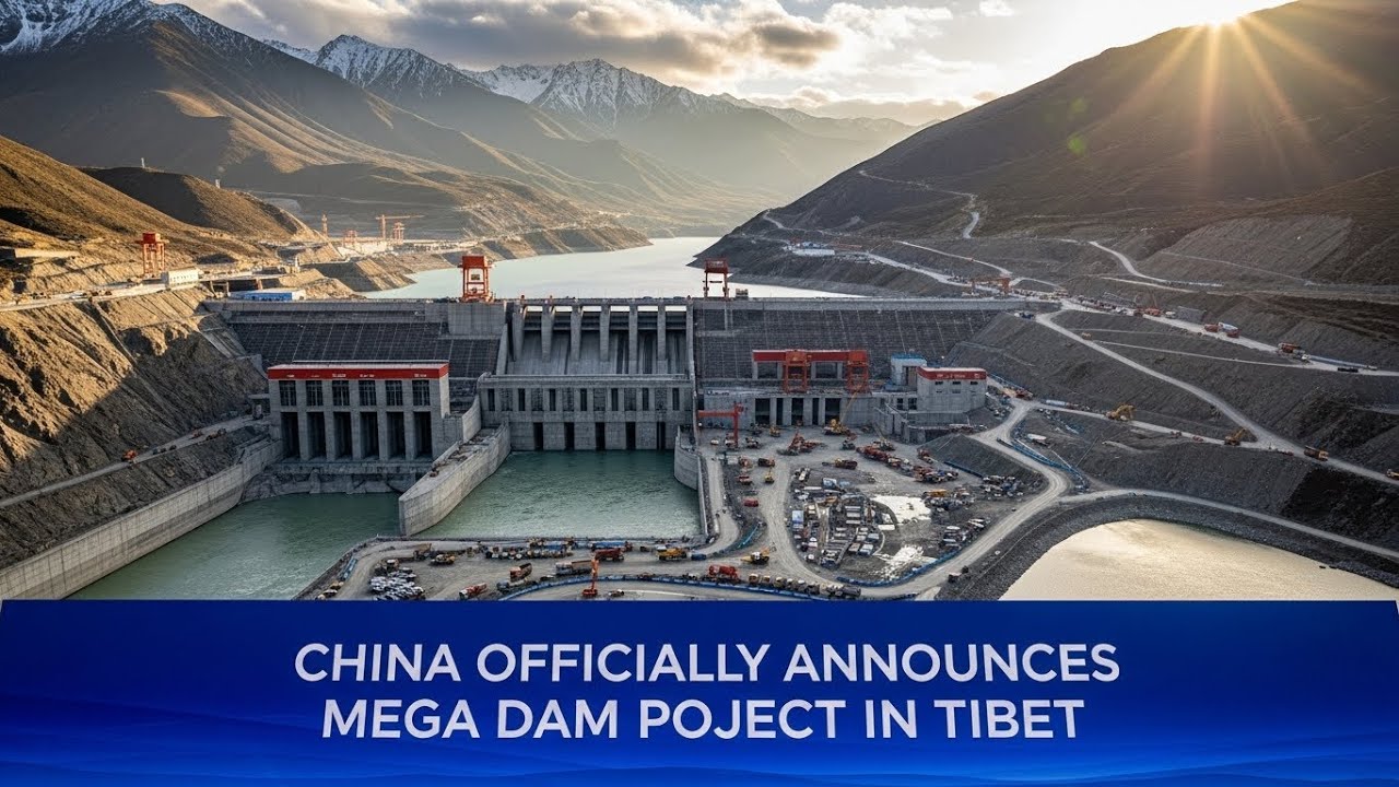 China officially announces mega dam project in Tibet. - YouTube