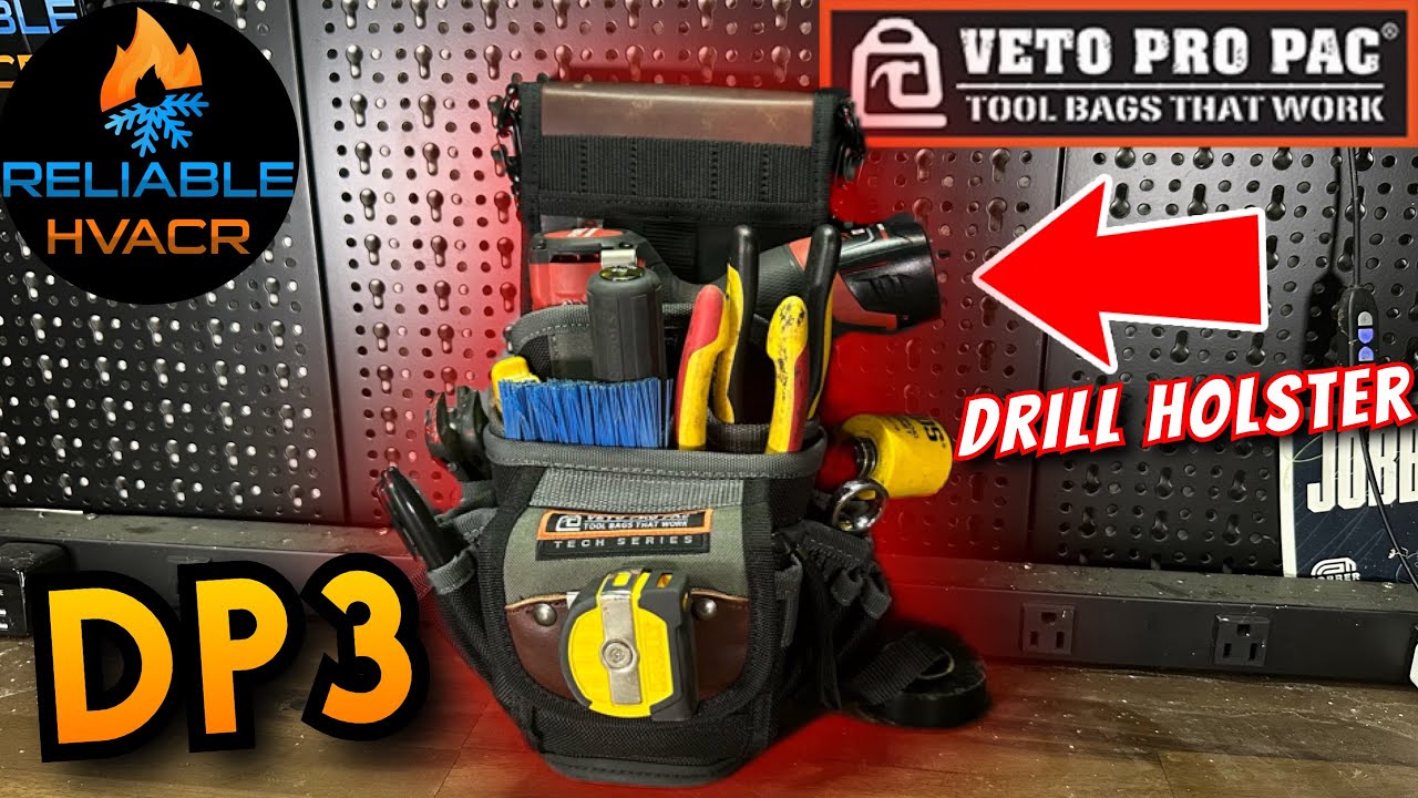 Veto Pro Pac DP3 Load Out / Drill Holster Tool Pouch - YouTube