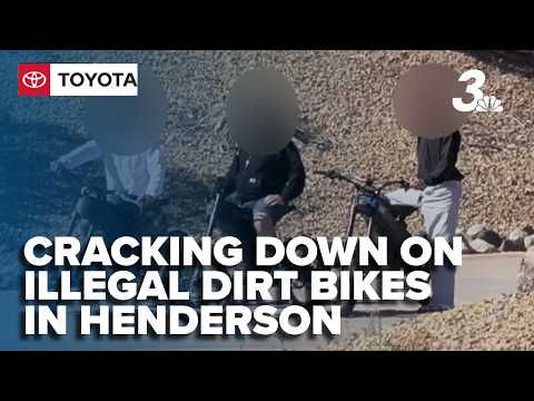 Only on 3: Henderson police crack down on illegal dirt bikes