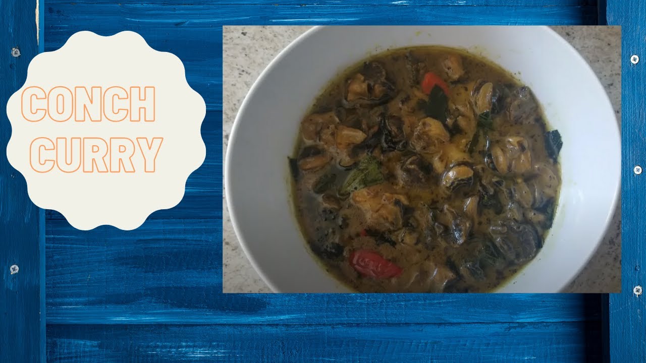 Coconut Conch meat Curry - YouTube