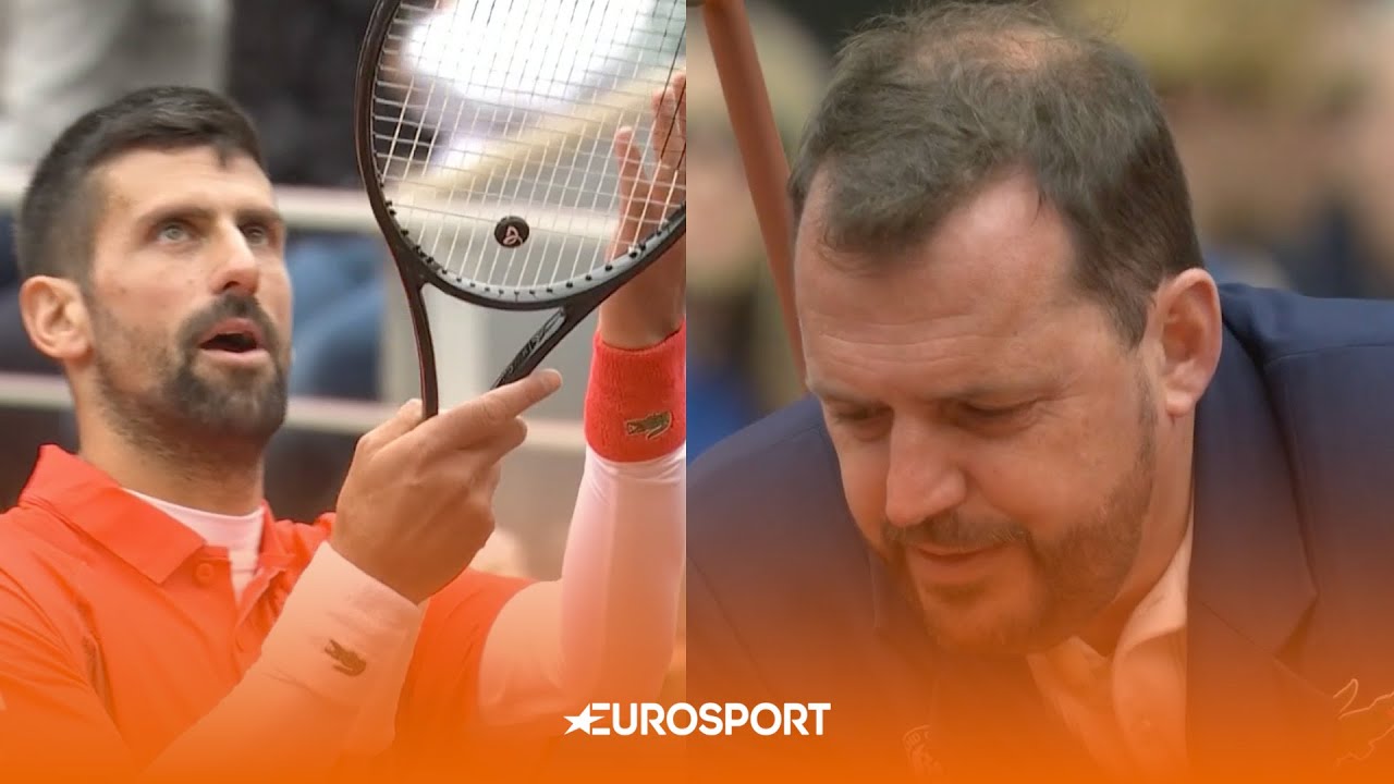 WINDY CONDITIONS! Novak Djokovic asks roof on Court Philippe Chatrier ...
