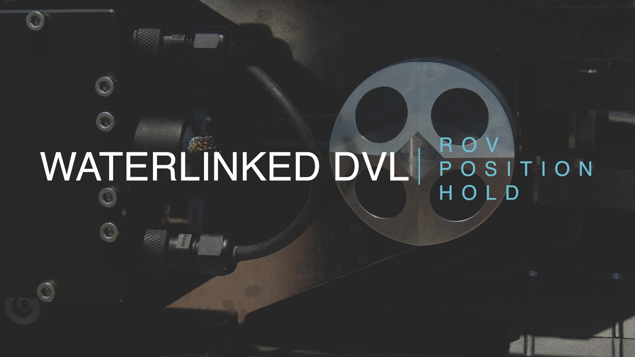 Waterlinked DVL - Deep Trekker ROV Station Keeping - YouTube