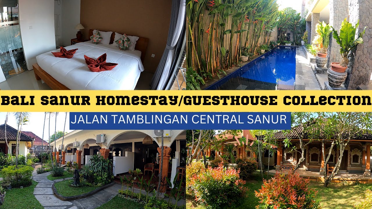 Bali Sanur Hotels Homestay Accommodation Places To Stay - YouTube