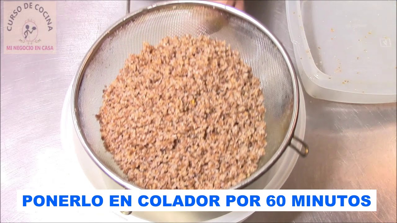 COMO HIDRATAR TRIGO O BULGUR PARA QUIPEs - YouTube
