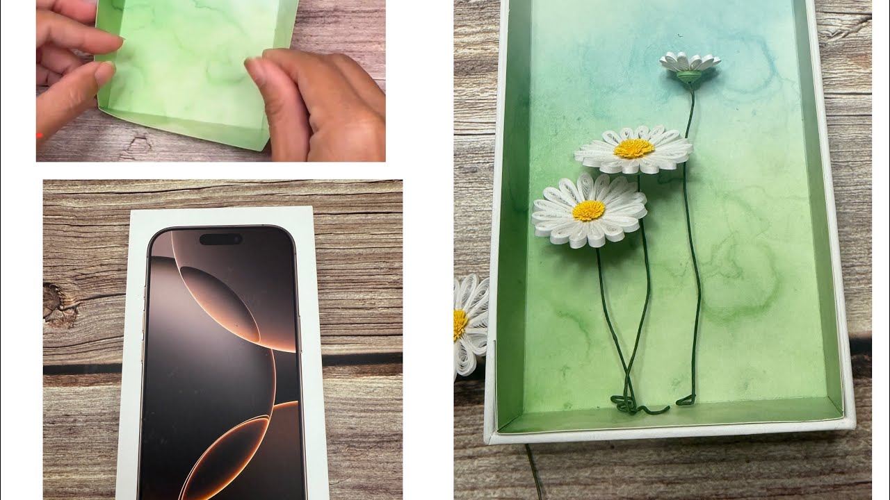 How I upcycle the IPhone 16 pro paper box - part 1 - how to measure the ...