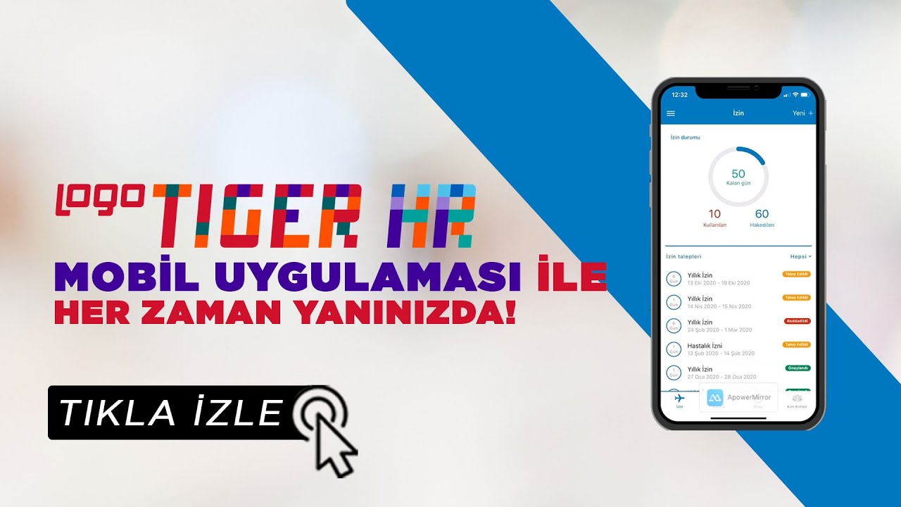 Tiger HR Mobil Uygulaması - Tiger HR B2E Mobil Uygulaması - YouTube