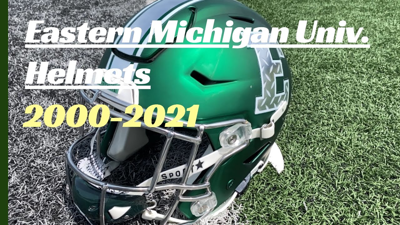 Eastern Michigan University Helmets from 2000-2021 - YouTube