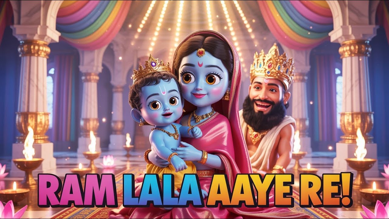 Ram Lala Aaye Re | Divine Birth of Lord Ram | Kids Ramayan Song | 3D ...
