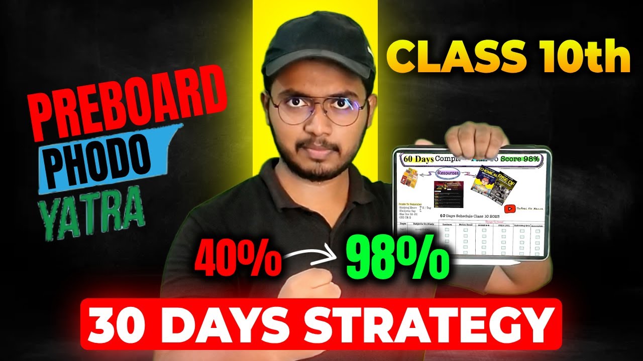 6 November से पढ़कर 97%🔥in Class 10 Boards Phodo Last 2 Months Strategy ...