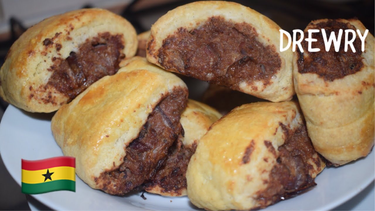 GHANA PARTY CORNED BEEF ROLLS (MEAT PIES) - YouTube