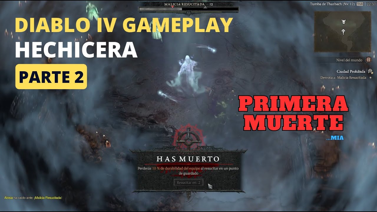 Diablo 4 Beta Gameplay 2 Hechicera Español Youtube