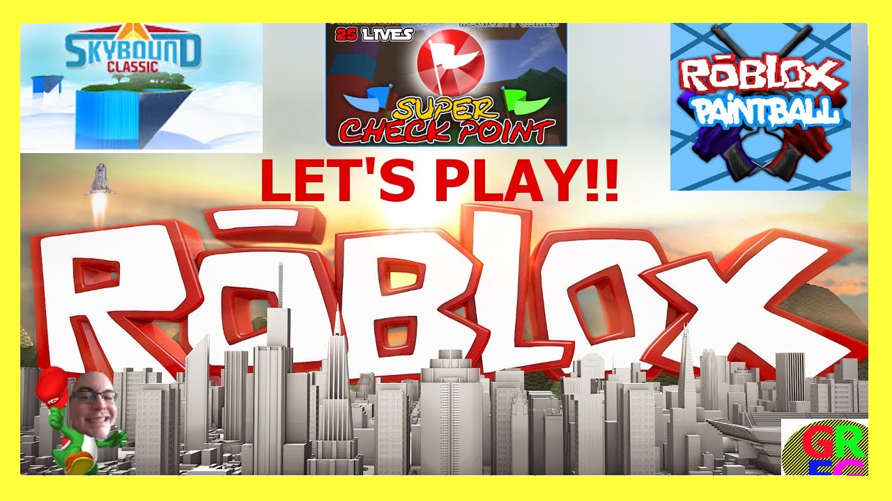 Roblox: Skybound, Super Check Point and Paintball - YouTube