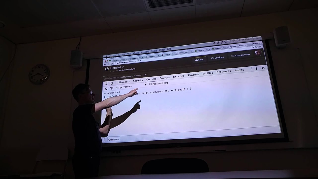 shift, unshift, push, pop, slice and splice in javascript pt. 4 - YouTube
