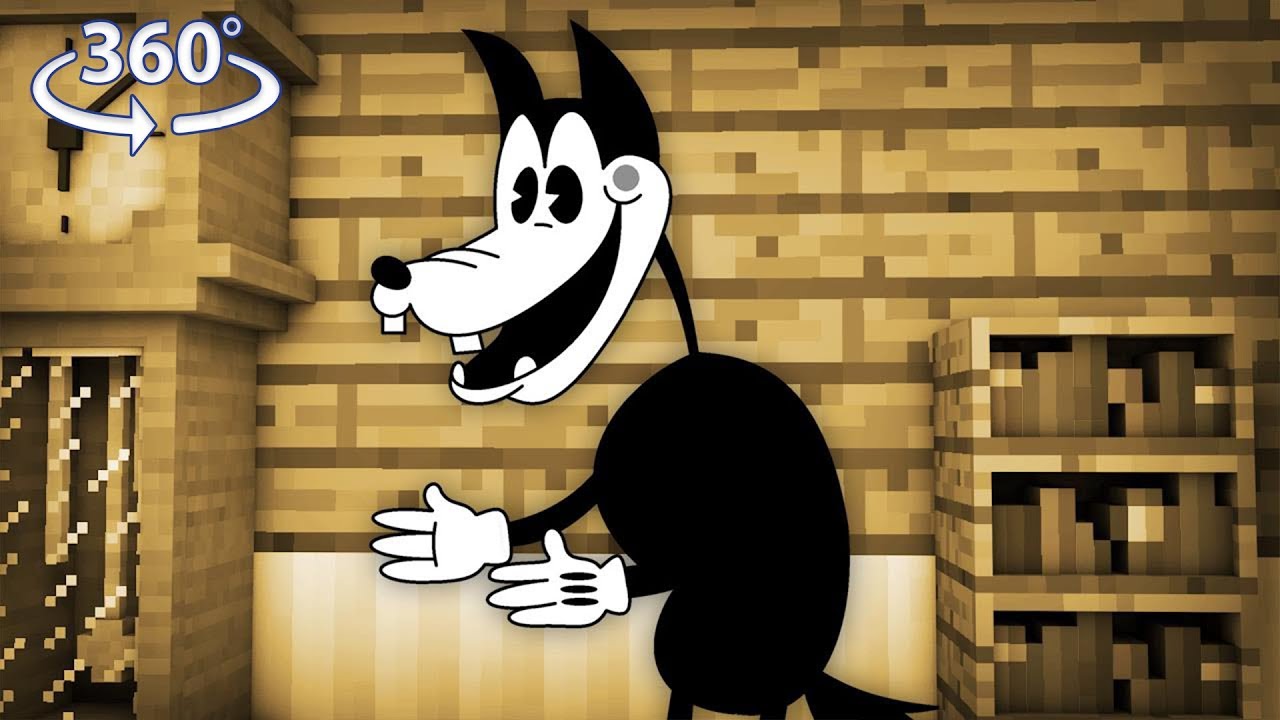 360° Minecraft Bendy And The Ink Machine - SAMMY'S ALIVE! - Ep 3 - 360 ...