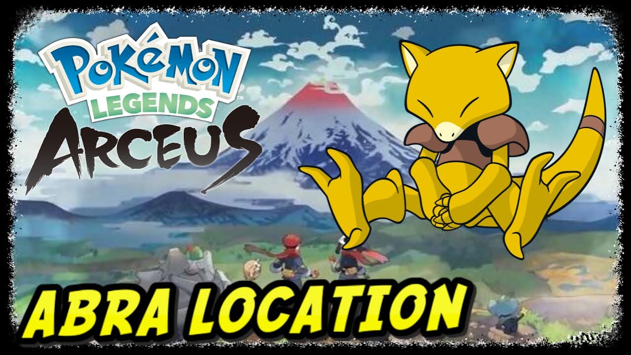Abra Location | Pokemon Legends Arceus | How to Get Abra - YouTube