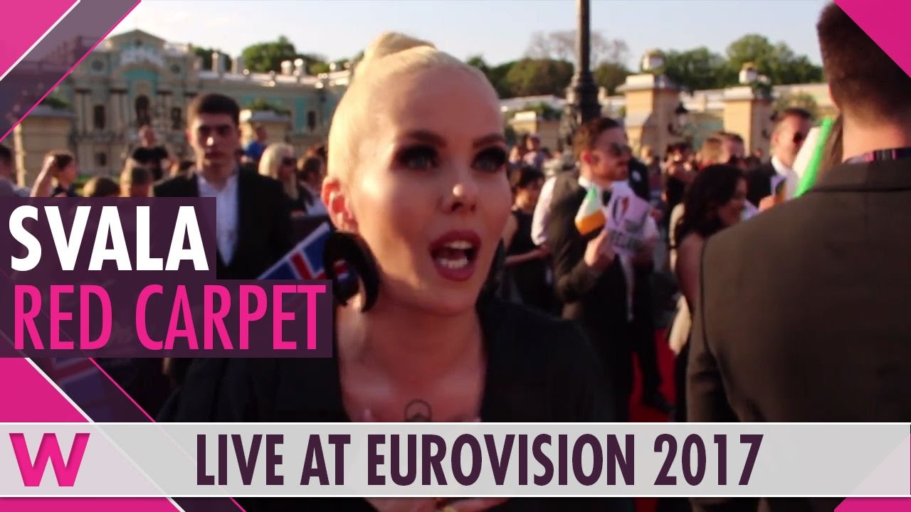 Svala (Iceland) interview @ Eurovision 2017 red carpet - YouTube