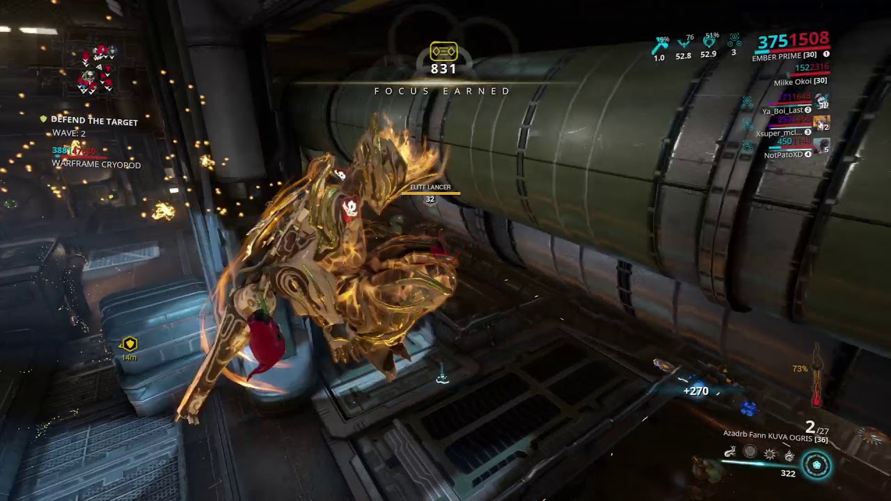 Warframe: Grineer Defense(Hydron) with the Kuva Ogris - YouTube