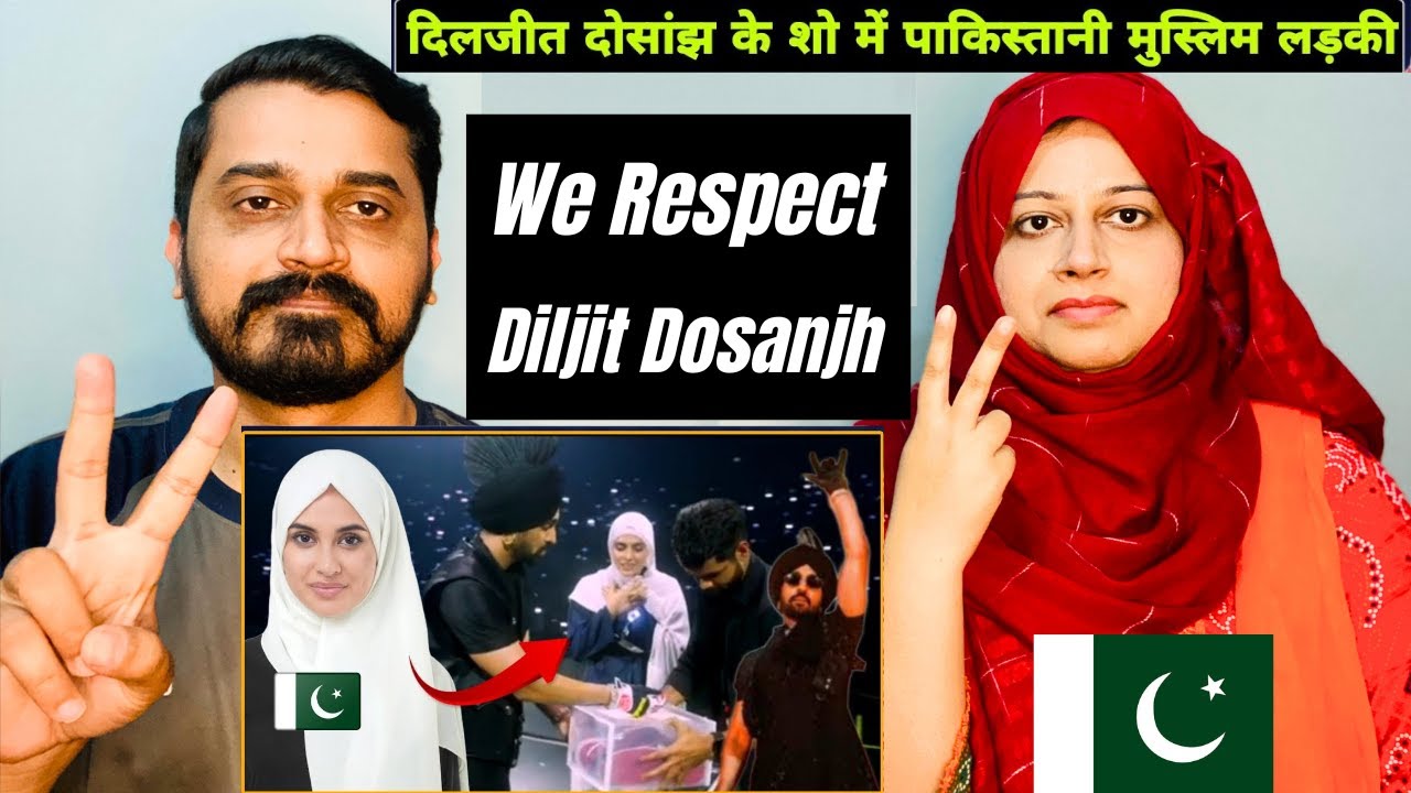 Pakistani Reaction Diljit Dosanjh Surprises Pakistani Fan with Gift In ...