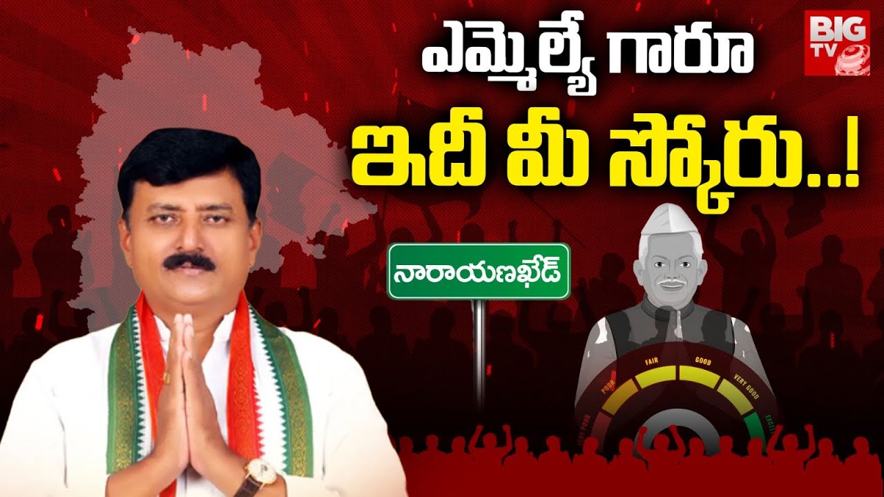 Narayankhed Congress MLA Patlolla Sanjeeva Reddy Score : ఎమ్మెల్యే గారూ ...