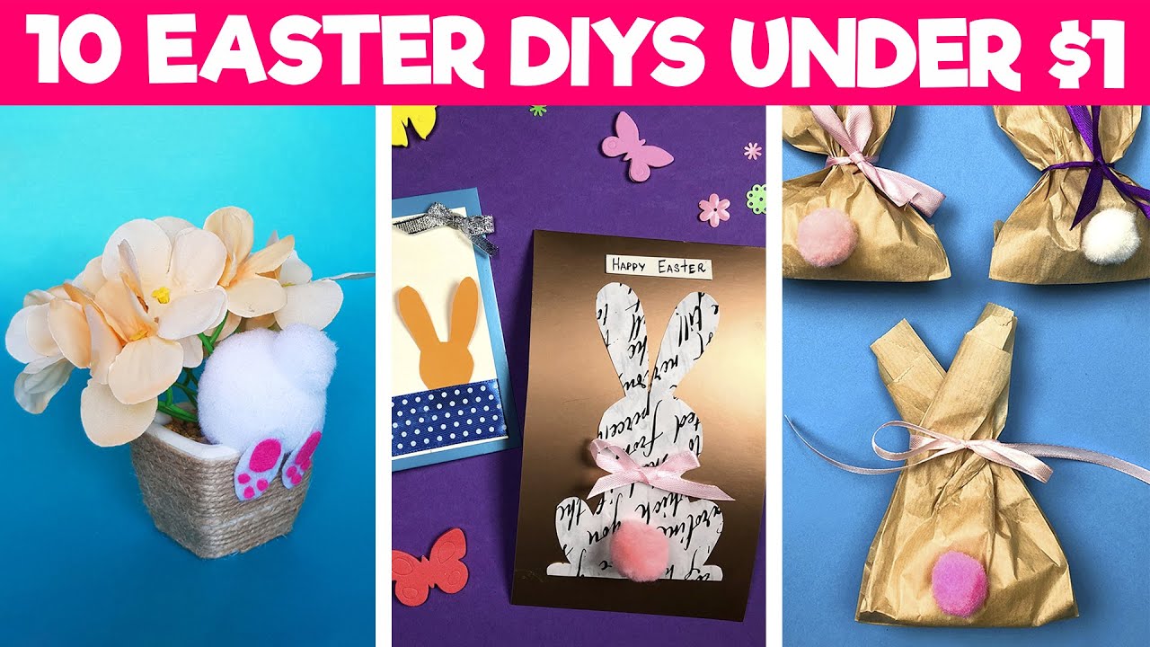 Easter Crafts Easy Hacks - Spring Decor 2023 Easter Craft Ideas - YouTube
