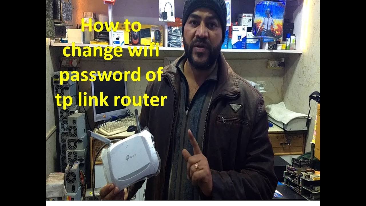 How to change wifi password of tp link router its very easy tips - YouTube
