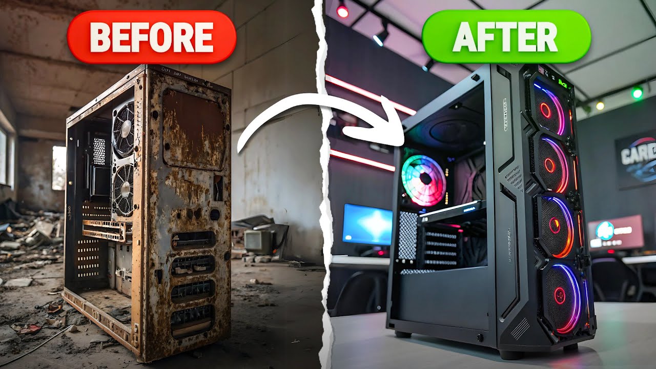 Abandoned Old PC Restoration | From Dusty Dump to RGB Beast (2025 ...