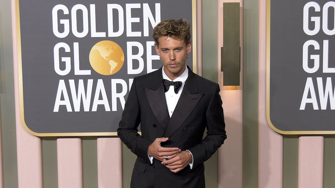 Austin Butler 2023 Golden Globes Arrivals - YouTube