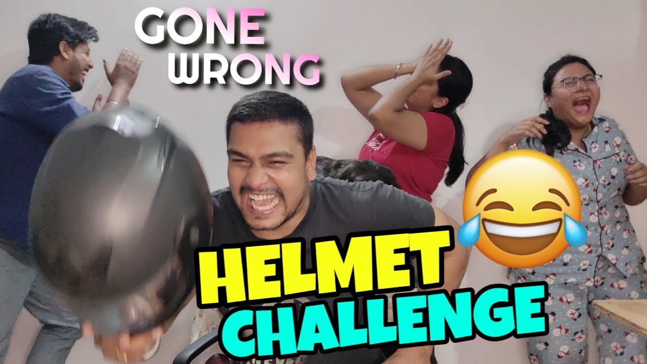 Helmet Challenge 😂 Gone Wrong ! Full Of Laughter 😂 ! Siddy Dash - YouTube