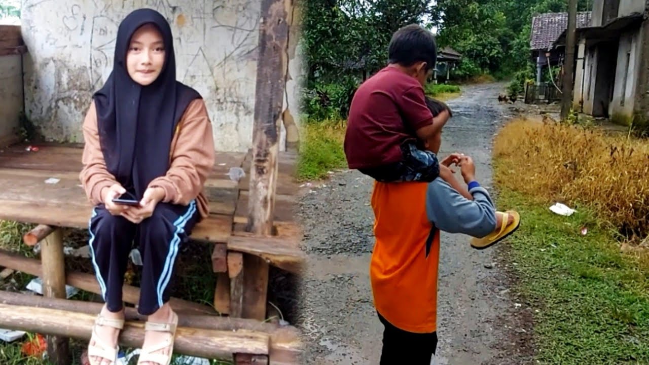 terpesona melihat kecantikan & kelembutan neng Isma, gadis desa yang sederhana - YouTube