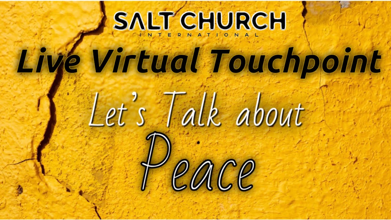 SCI Virtual Touchpoint - "Let's Talk about Peace" - YouTube