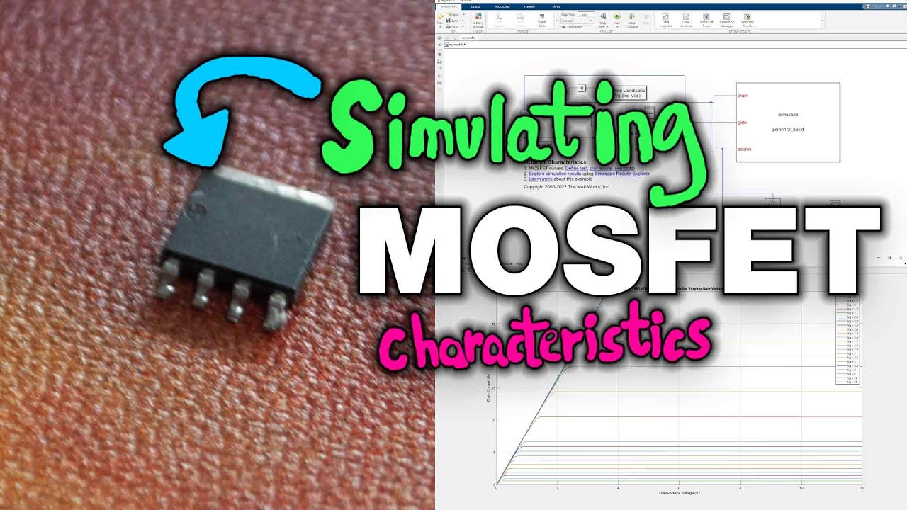 Simulating MOSFET Characteristics - Part 2 using MATLAB - YouTube