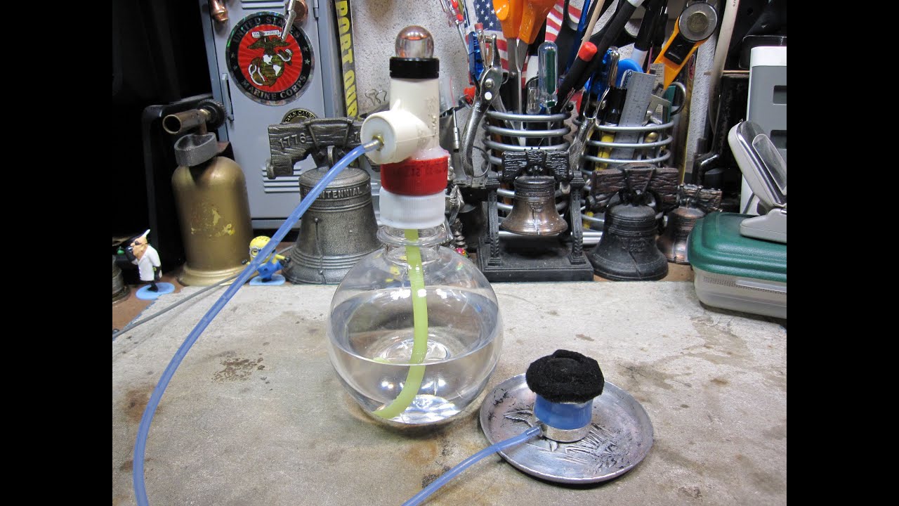 Carbon Felt Alcohol Burner bought on ebay - Boil Test #2 - YouTube