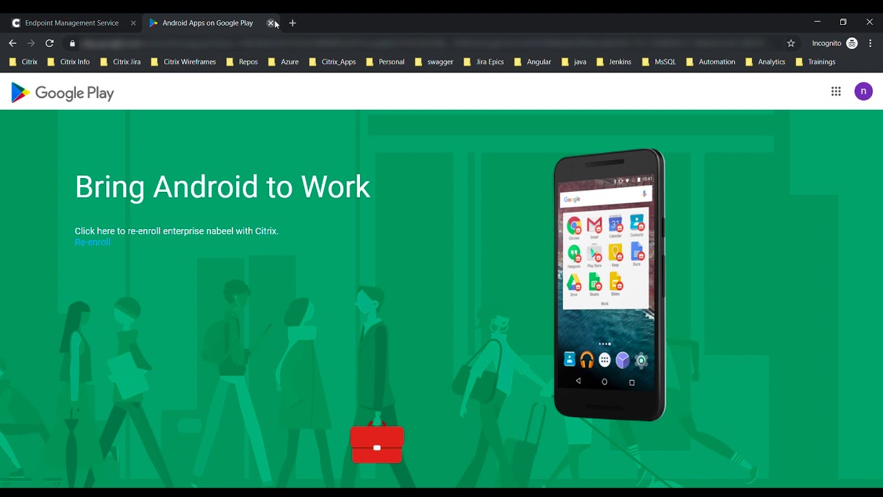 Citrix Endpoint Management: Configure Android Enterprise - YouTube