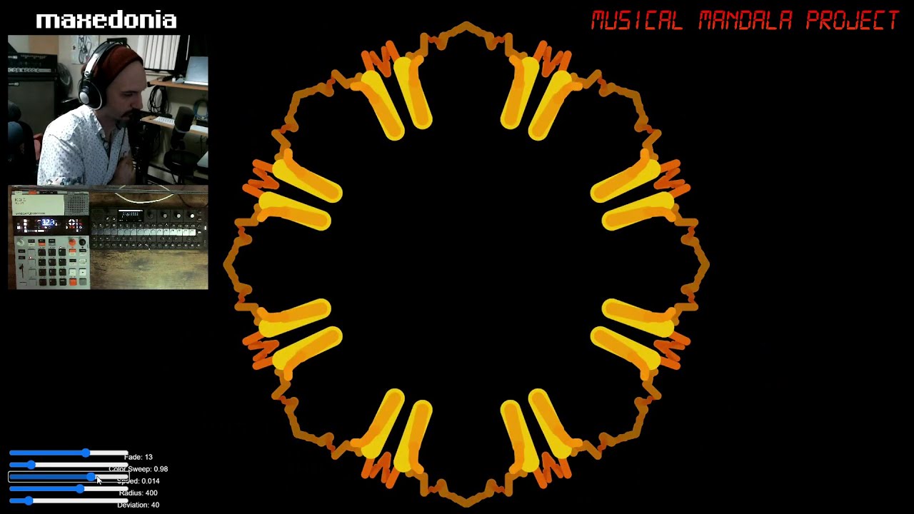 Musical Mandala - Creative Coding - Generative VFX & Sound Design - YouTube