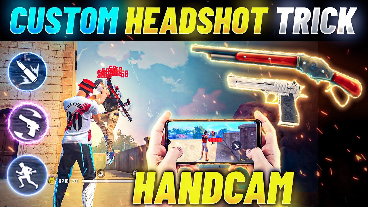 Custom Mei Headshot Kaise Mare ? Custom Headshot Trick || One Tap ...
