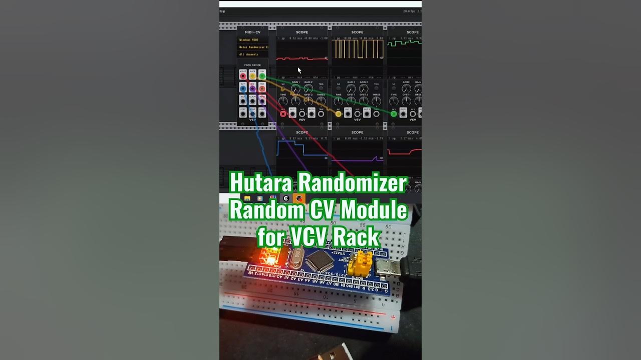 Stm32 Midi Controller, VCV Rack Randomizer - YouTube